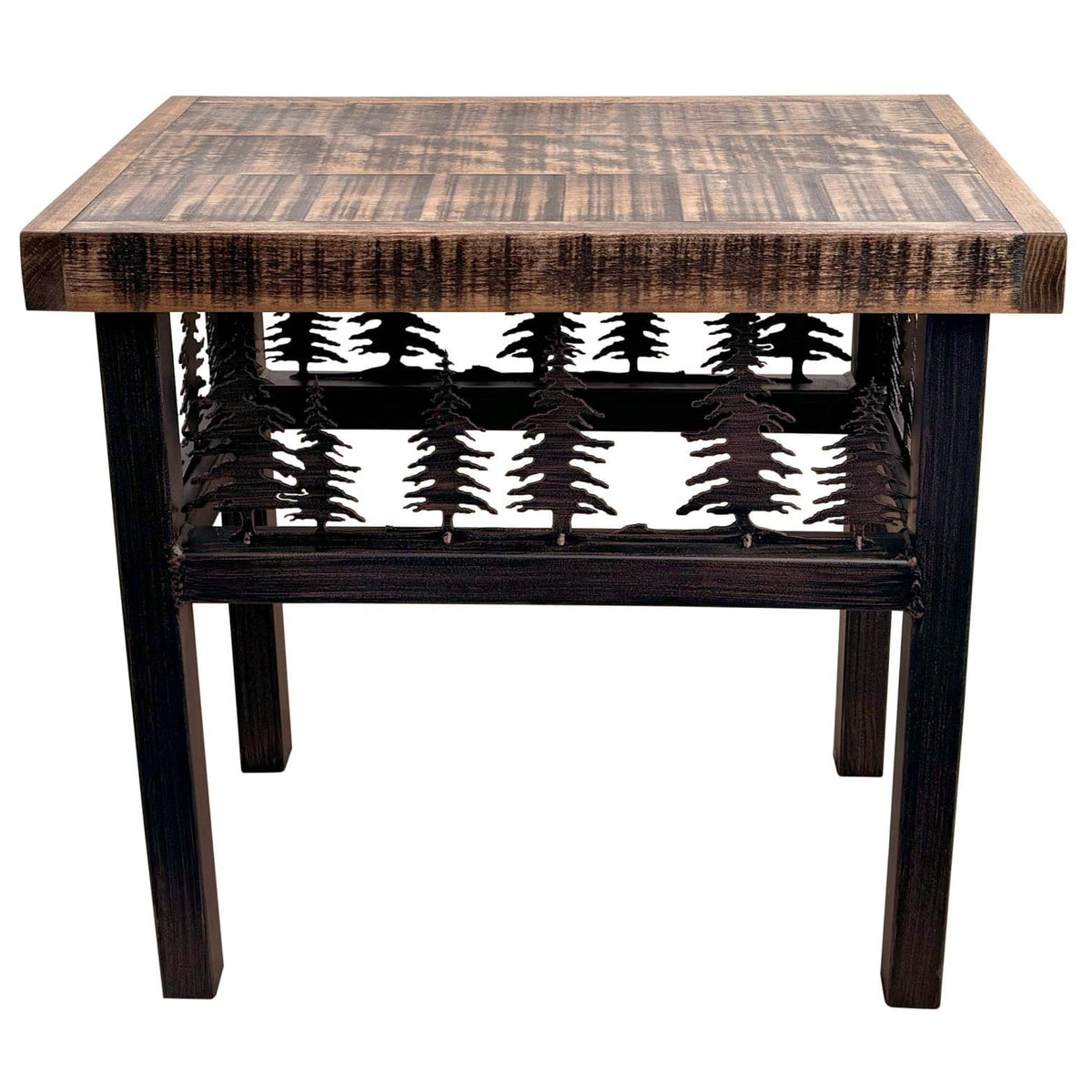 Rough Stain Forest End Table – The Cabin Place