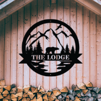 Custom Metal Cabin Signs | Personalized Decor | Cabin Place