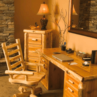 Handmade Rustic Desks & Home Office Chairs | Cabin Place