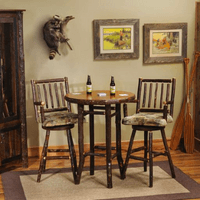 Rustic Pub Tables & Solid Wood Bistro Tables | Cabin Place