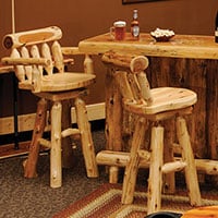 Rustic Bar Furniture Sets for Homes & Lodges | Cabin Place – The Cabin ...