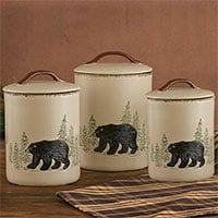 Rustic Canister Sets & Cookie Jars | Cabin Place