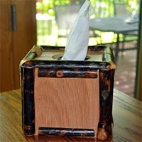 Rustic, Woodsy, & Decorative Tissue Box Covers | Cabin Place – The ...