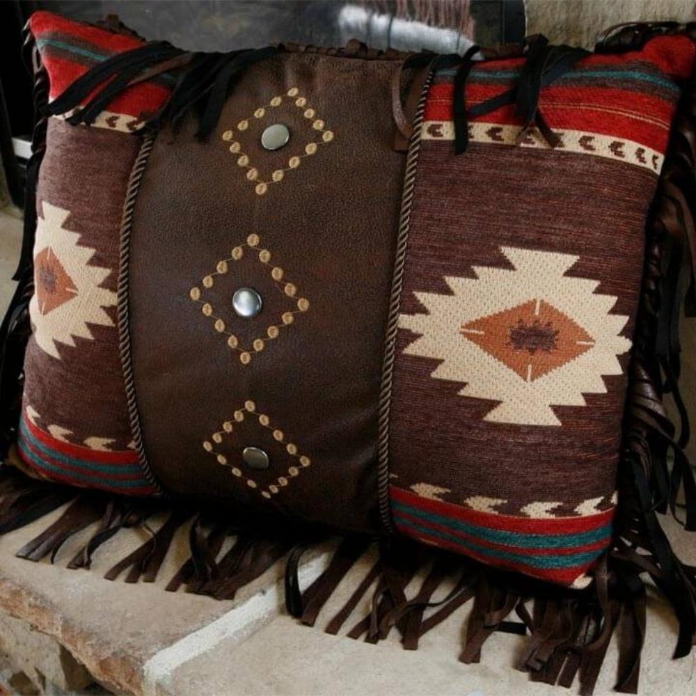 Rustic Western-Style Throw Pillows & Blankets | Cabin Place – The Cabin ...
