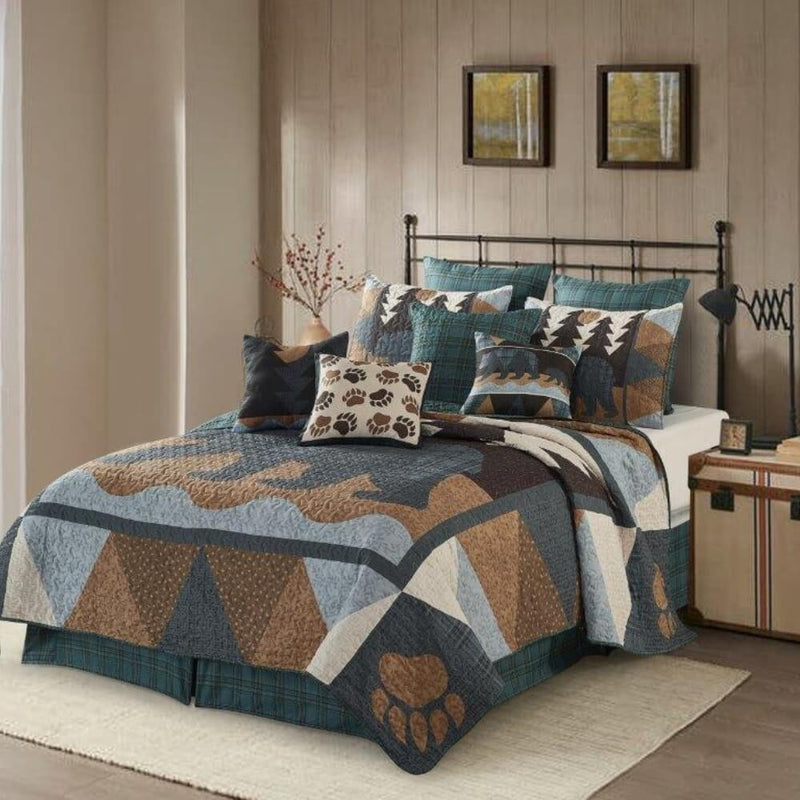 Bear Cover Quilt Set | Cabin Place