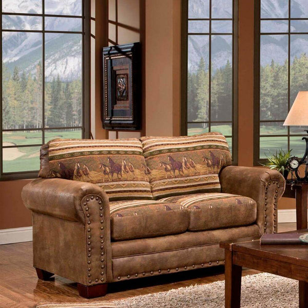 Rustic Sofas & Couches | Faux Leather & More | Cabin Place – The Cabin ...