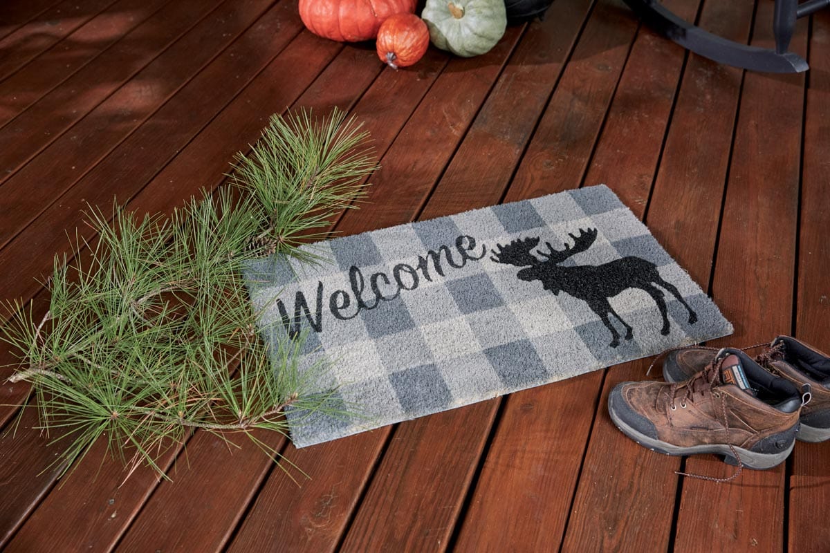 Welcome Home Moose Doormat | Cabin Place – The Cabin Place