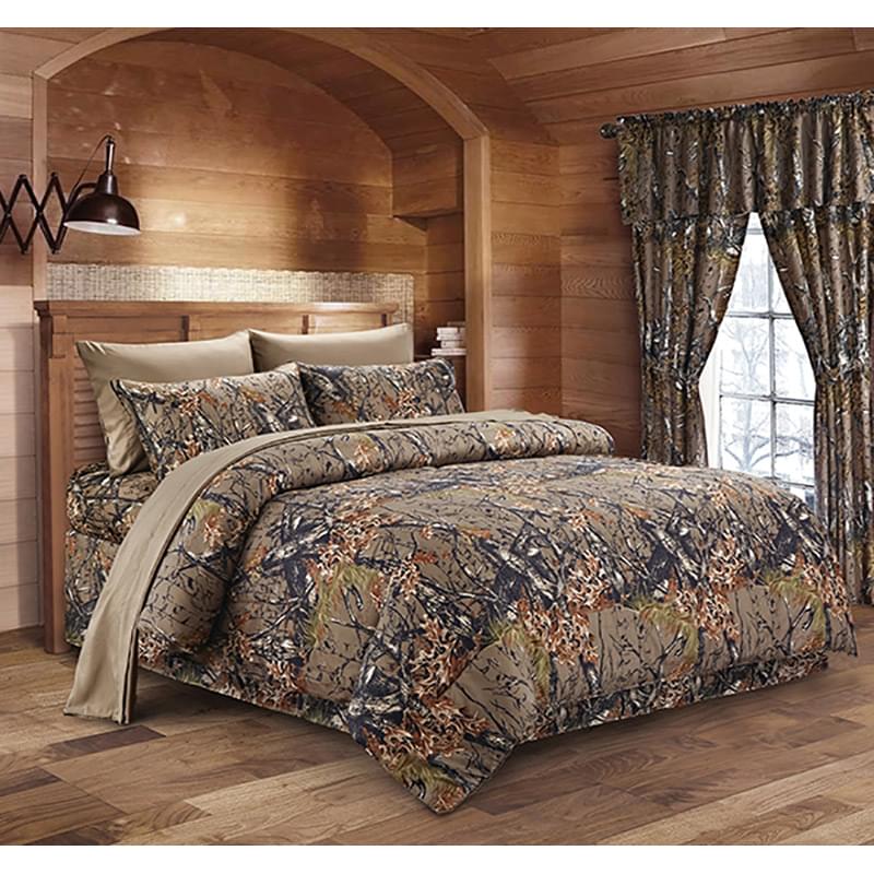 The Woods Natural Comforter Set | Cabin Place