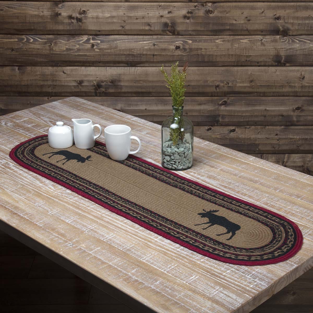 Durango Moose 48" Oval Table Runner – The Cabin Place