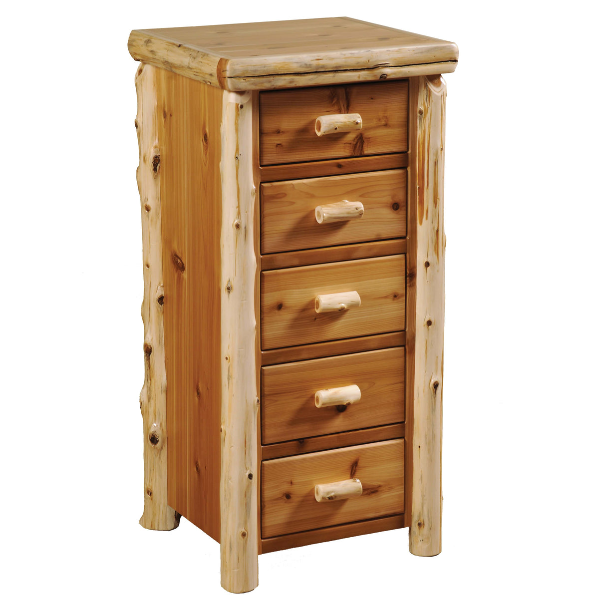 Cedar Log Storage Chest – The Cabin Place