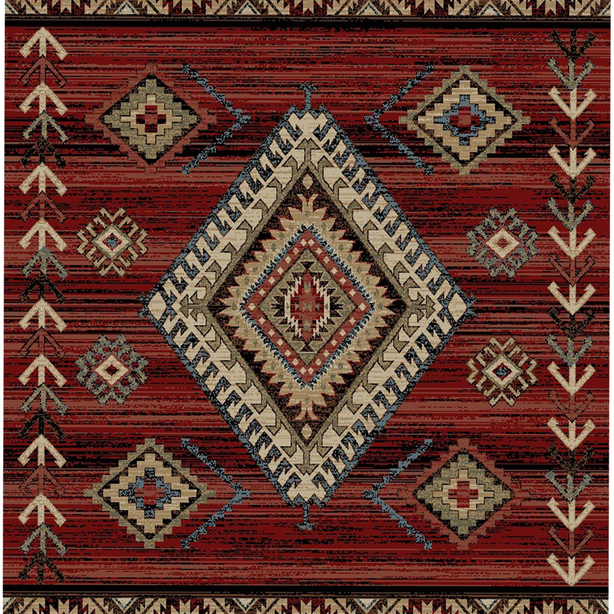 Arizona Red Southwest Area Rug – The Cabin Place
