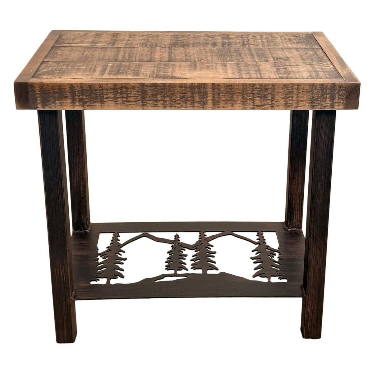 Rough Stain Forest Side Table – The Cabin Place