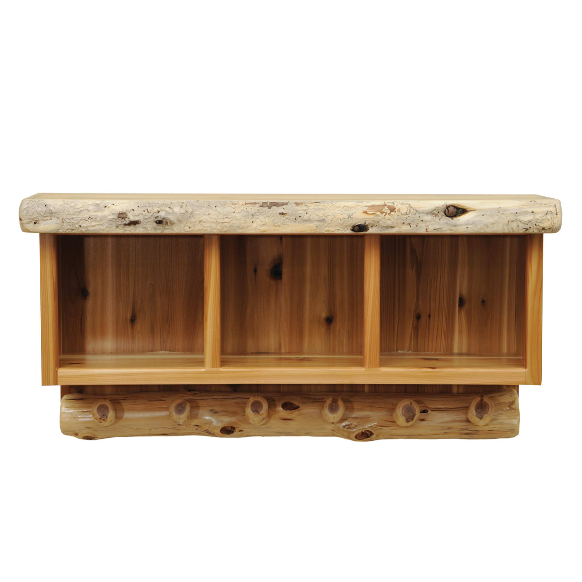 Cedar Log Hanging Locker – The Cabin Place