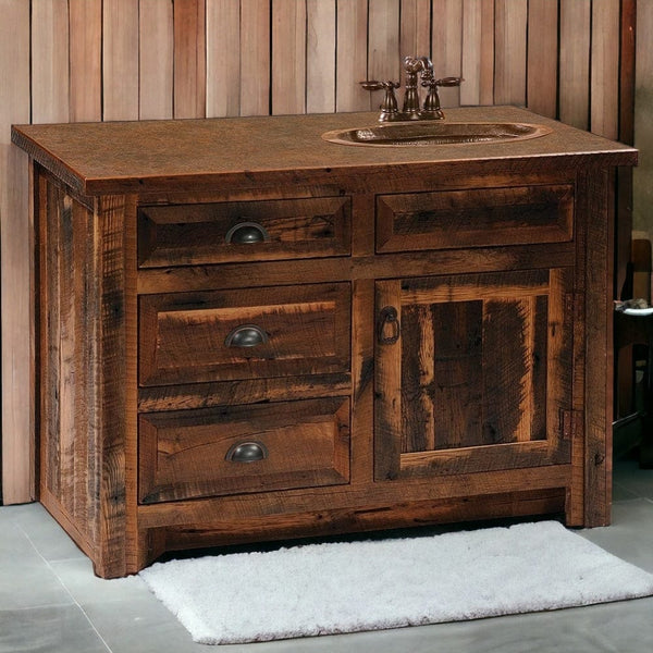 Custom & Handcrafted Rustic Bathroom Vanities | Cabin Place – The Cabin ...