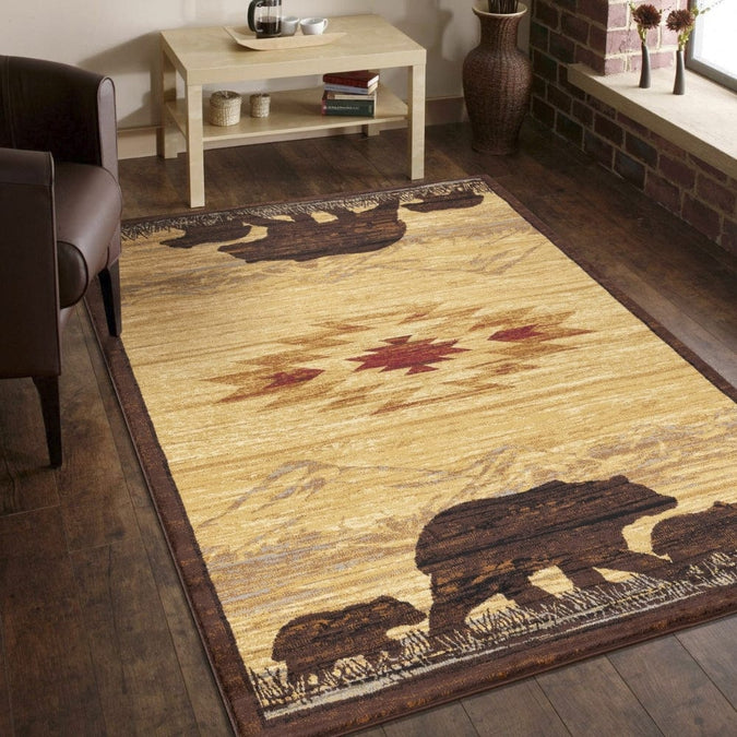 Bear Range Area Rug | Cabin Place – The Cabin Place