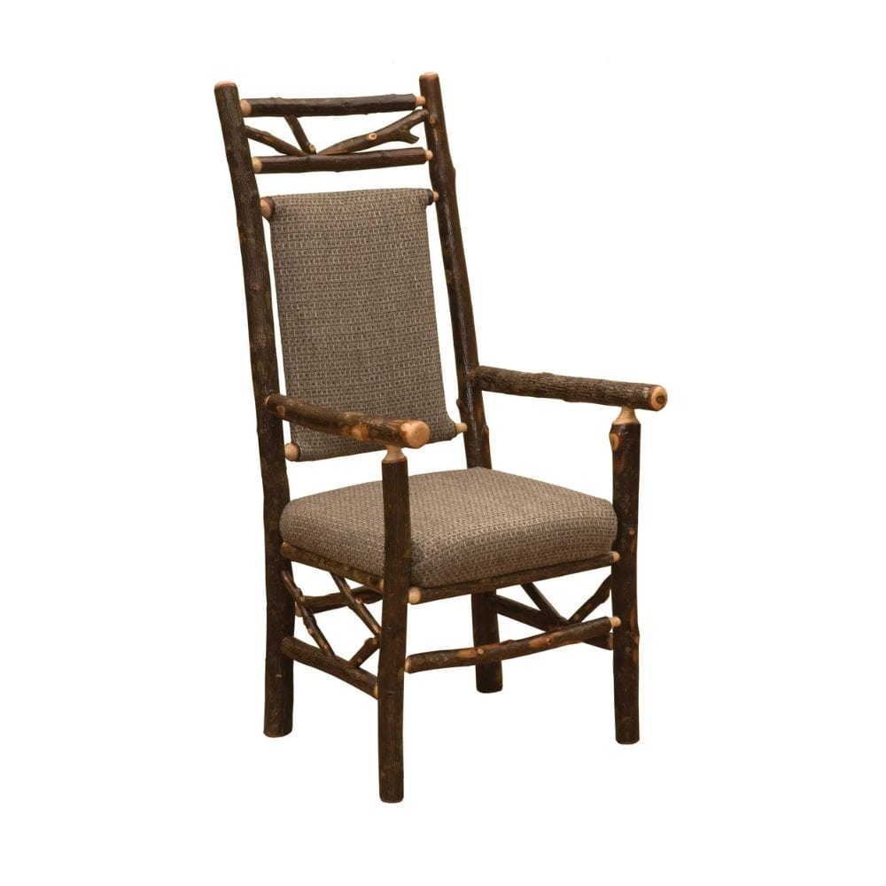 Hickory Log Twig Arm Chair – The Cabin Place