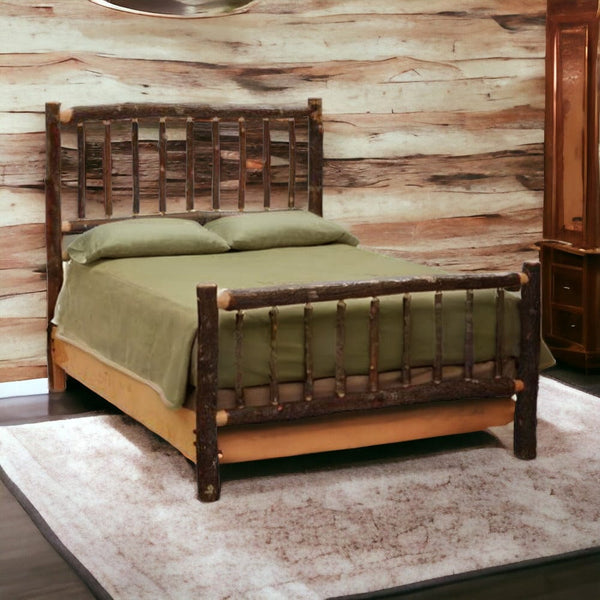 Rustic Beds | Barnwood, Hickory, Cedar, & More | Cabin Place – The ...