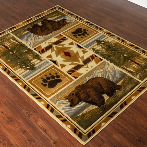 Rustic Cabin-Style Area Rugs, Runners, & More | Cabin Place – The Cabin ...