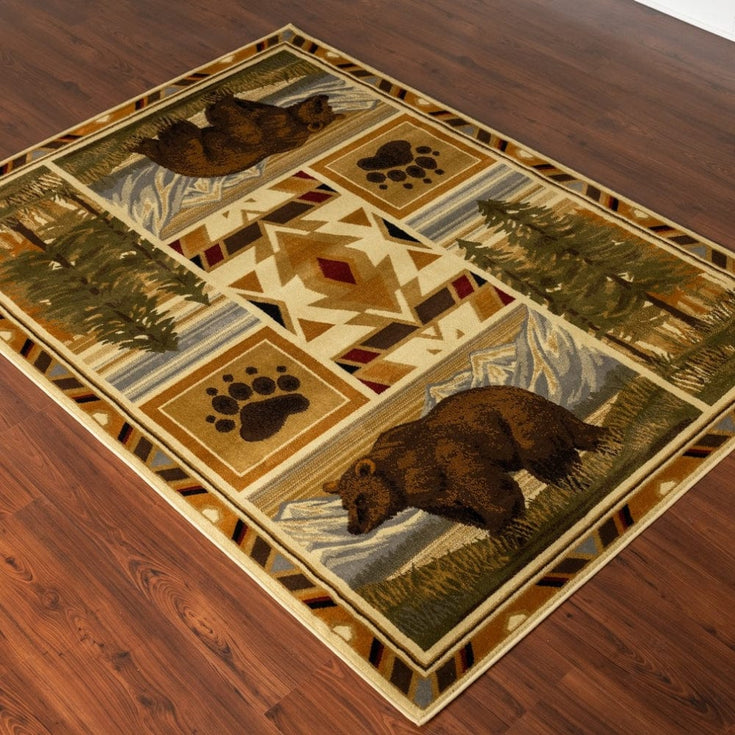 Rustic Cabin-Style Area Rugs, Runners, & More | Cabin Place – The Cabin ...