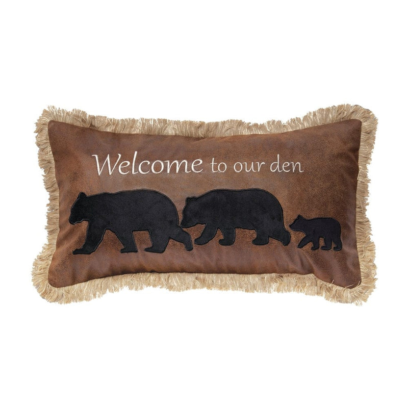 Welcome To Our Den Pillow | Cabin Place