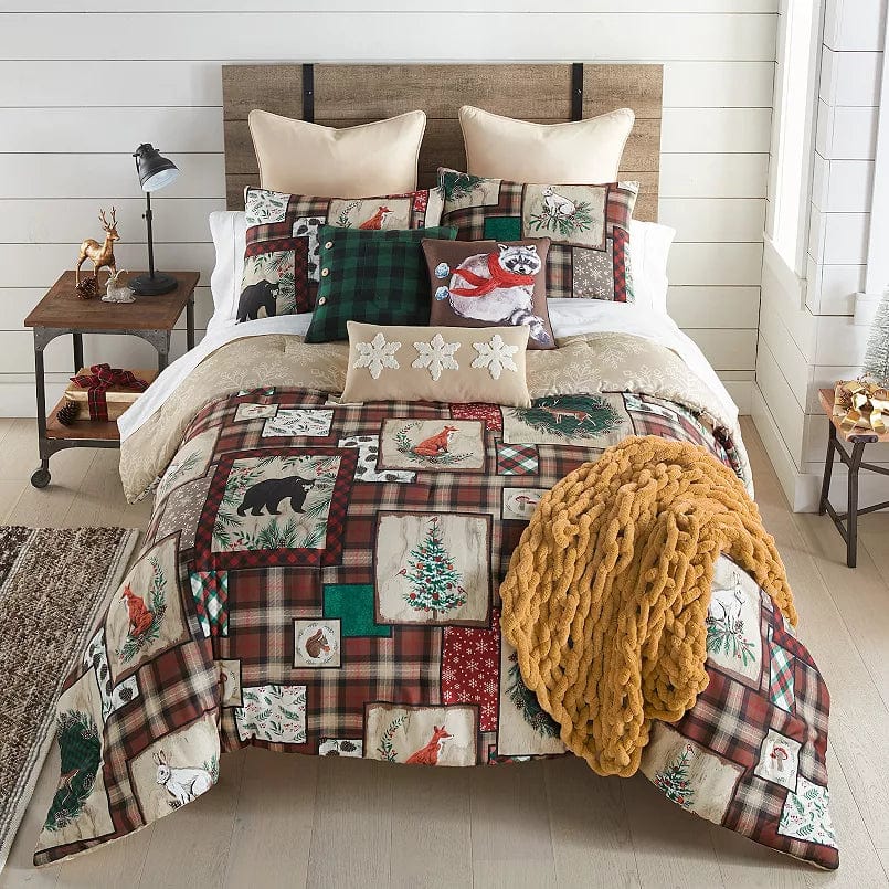 Wildlife Holiday Comforter Set | Cabin Place – The Cabin Place