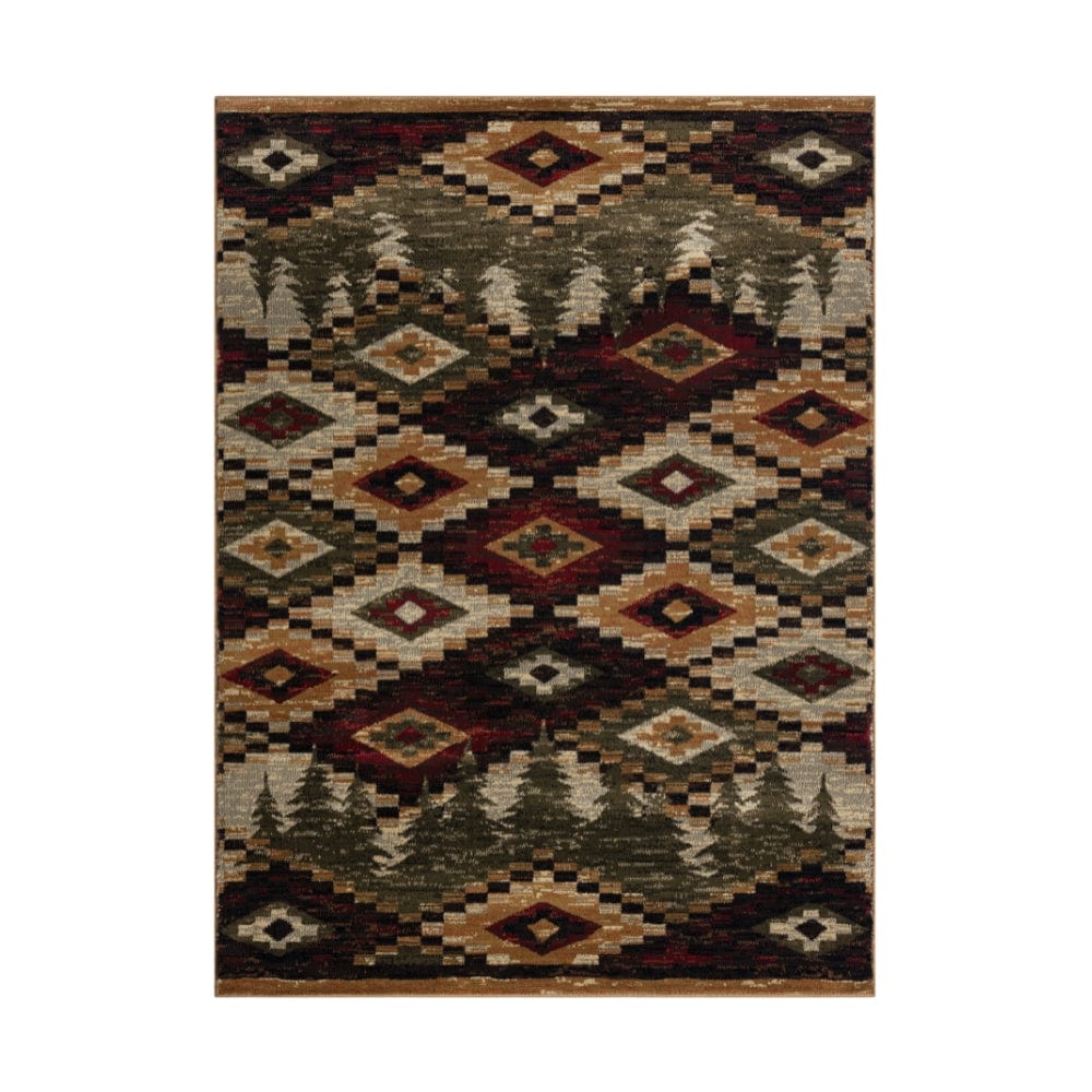 Woodland Pines Area Rug | Cabin Place