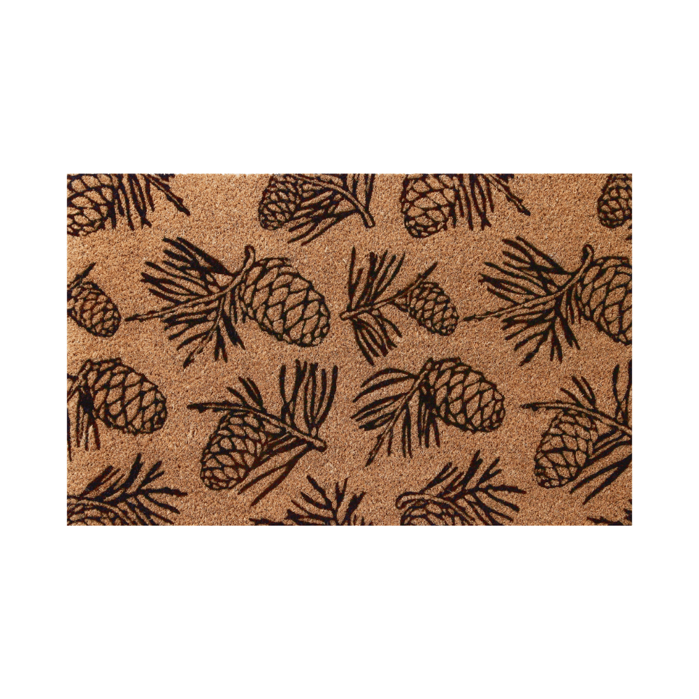 Pinecone Forest Door Mat | Cabin Place – The Cabin Place