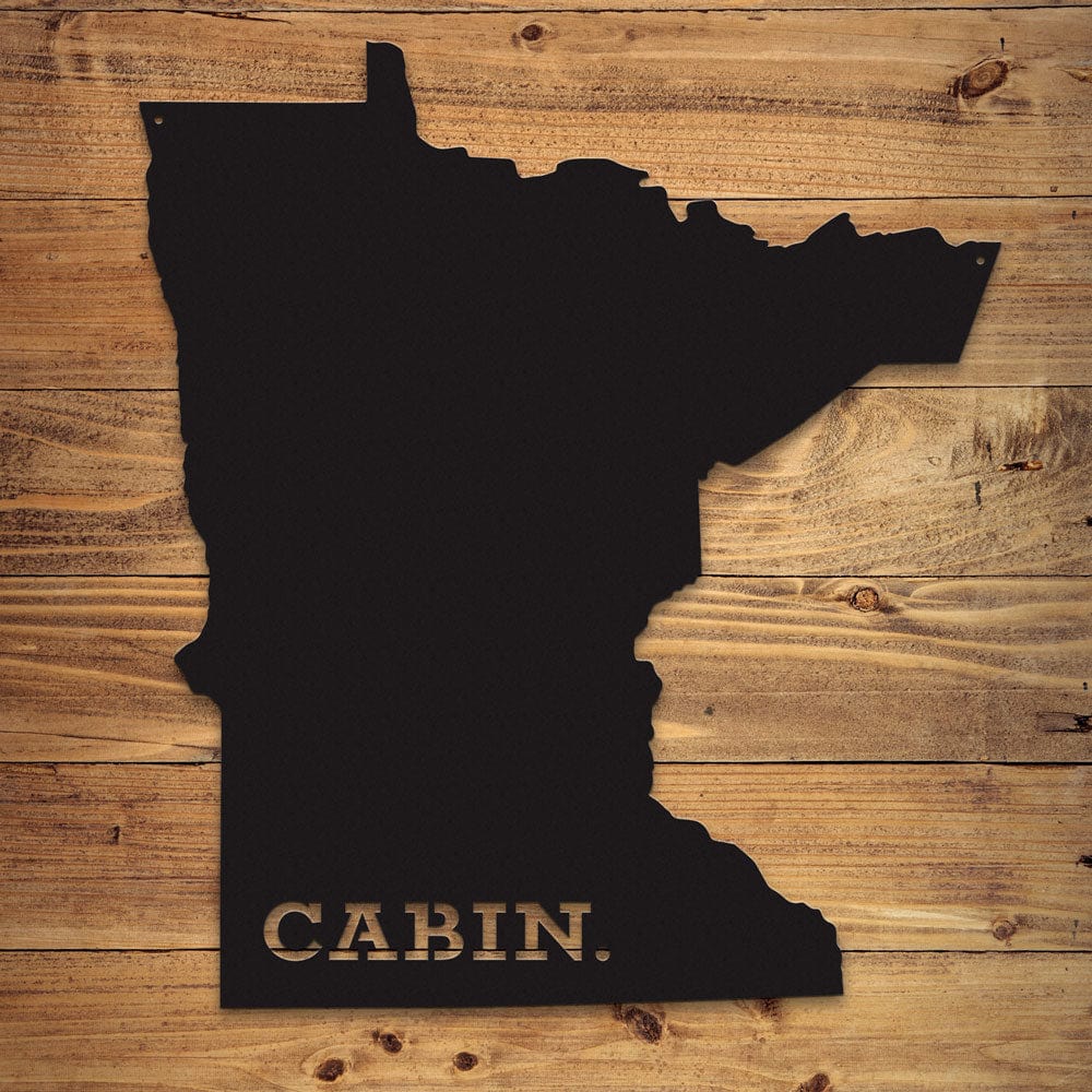 State Metal Sign | Cabin Place