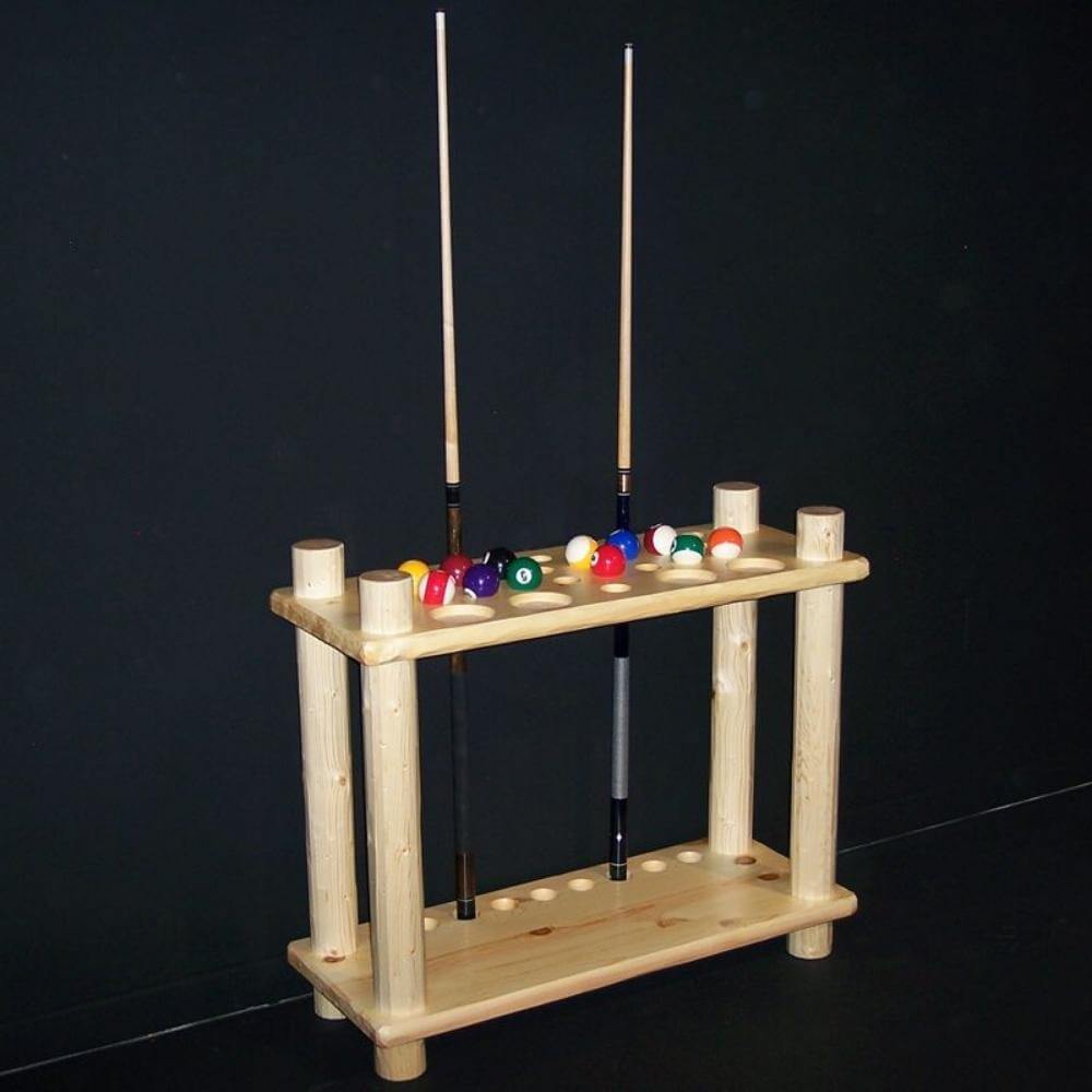 Mountain Crest Floor Cue Rack | Cabin Place