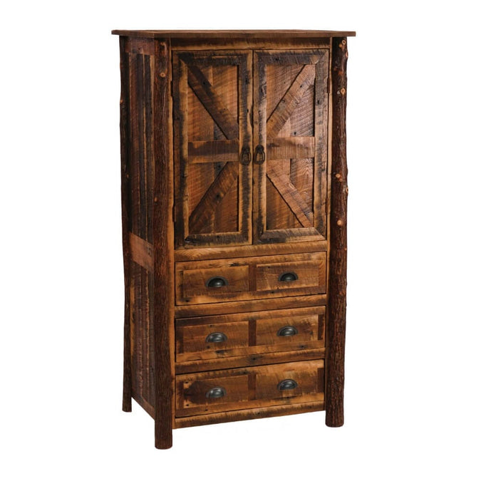 Rustic Solid Wood Wardrobes & Large Armoires | Cabin Place – The Cabin ...