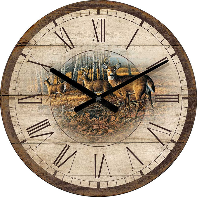 Wooden & Metal Rustic Wall Clocks for Lodges | Cabin Place – The Cabin ...