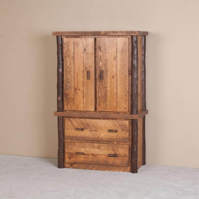 Rustic Solid Wood Wardrobes & Large Armoires | Cabin Place – The Cabin ...