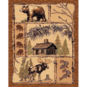 Rustic Area Rugs For Your Cabin Or Lodge | Cabin Place – The Cabin Place