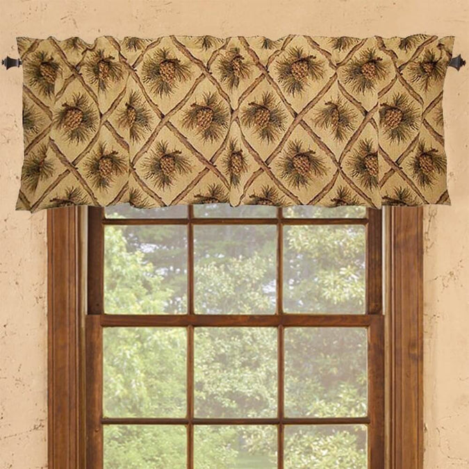 Rustic Window Treatments | Curtains & Valances | Cabin Place – The ...