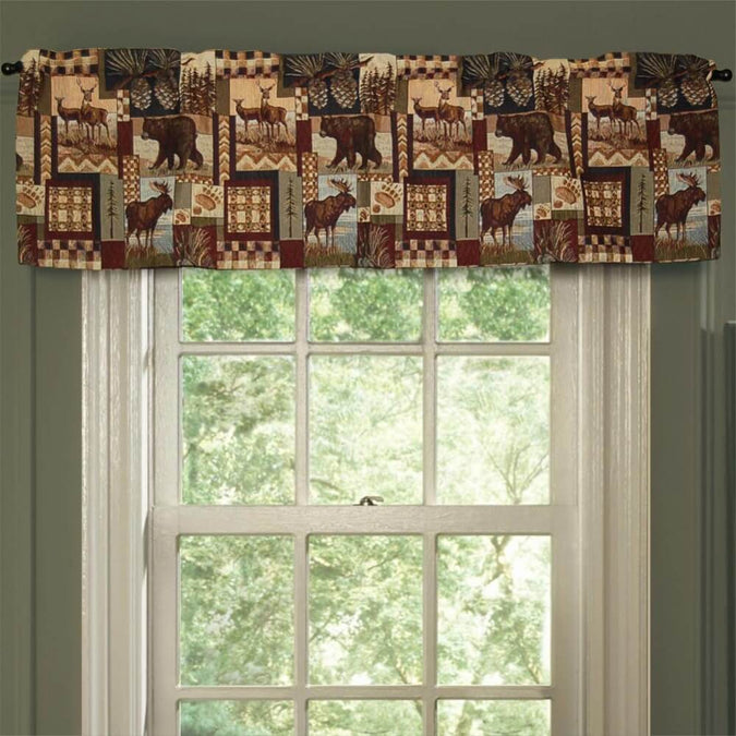 Rustic Window Treatments | Curtains & Valances | Cabin Place – The ...