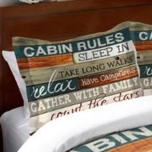 Cabin Inspiration Standard Sham | Cabin Place