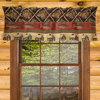 Rustic Window Treatments | Curtains & Valances | Cabin Place – The ...