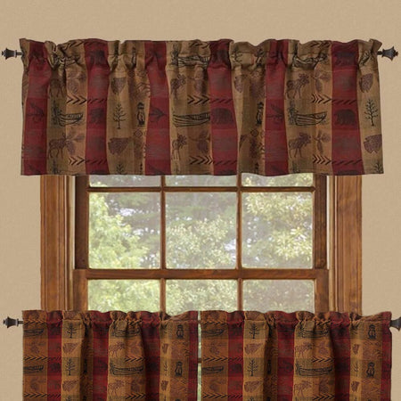 Rustic Window Treatments | Curtains & Valances | Cabin Place – The ...