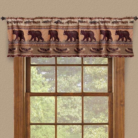 Rustic Window Treatments | Curtains & Valances | Cabin Place – The ...