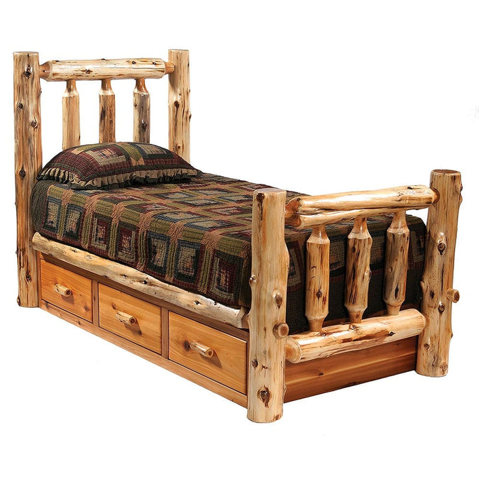 Rustic Beds | Barnwood, Hickory, Cedar, & More | Cabin Place – The ...